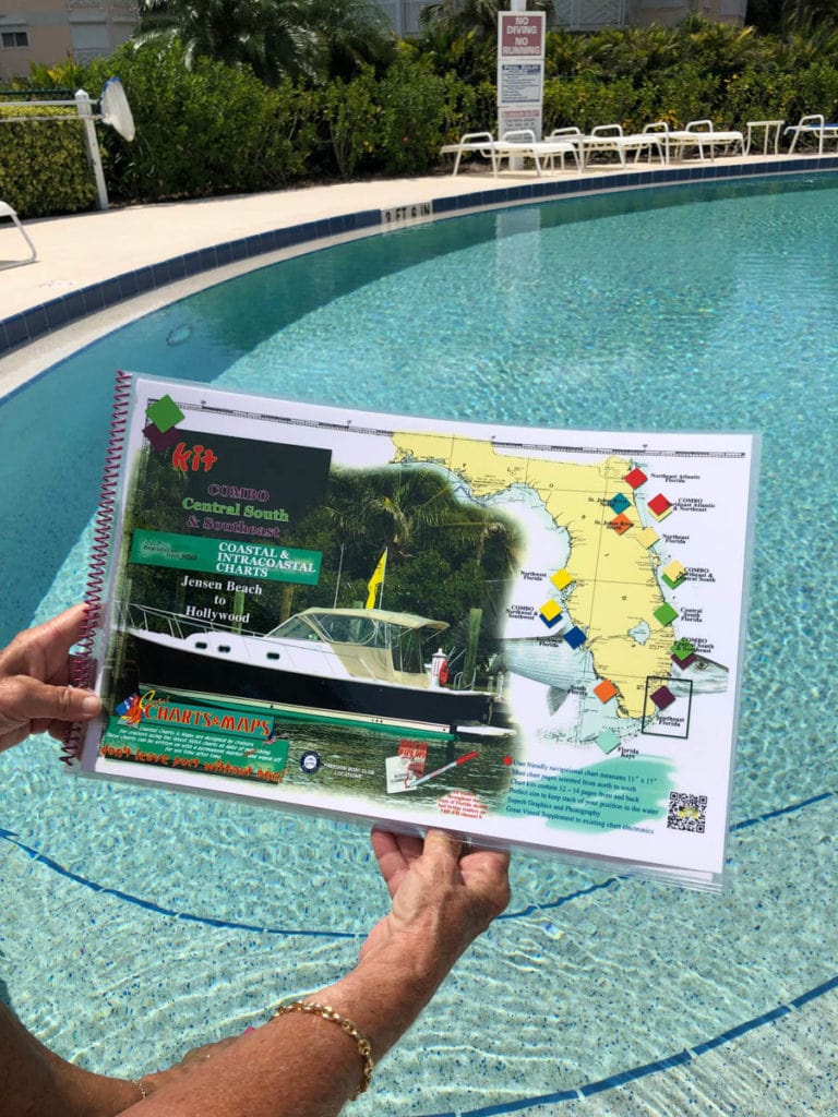 Combo Central South and Southeast Florida Nautical Chart Kit - Jensen ...